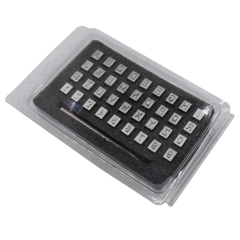 36Pcs 4mm Letters Number Steel Seal Alphanumeric N... – Grandado