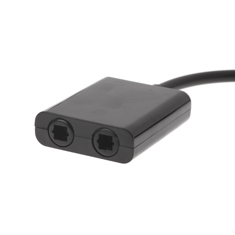 Digital Optical Cable Splitter Adapter 2 Way SPDIF... – Grandado