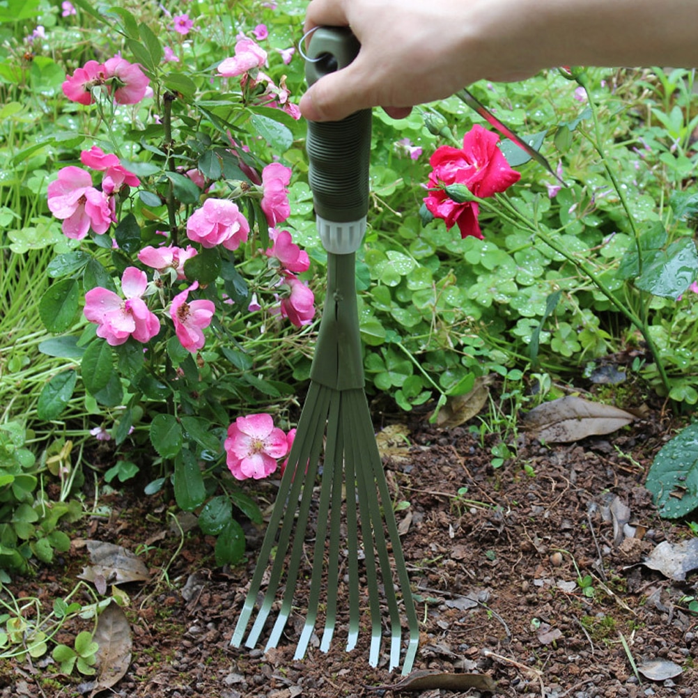1pcs Nine Teeth Grass Rake Sapless Leaf Garden Too... – Vicedeal