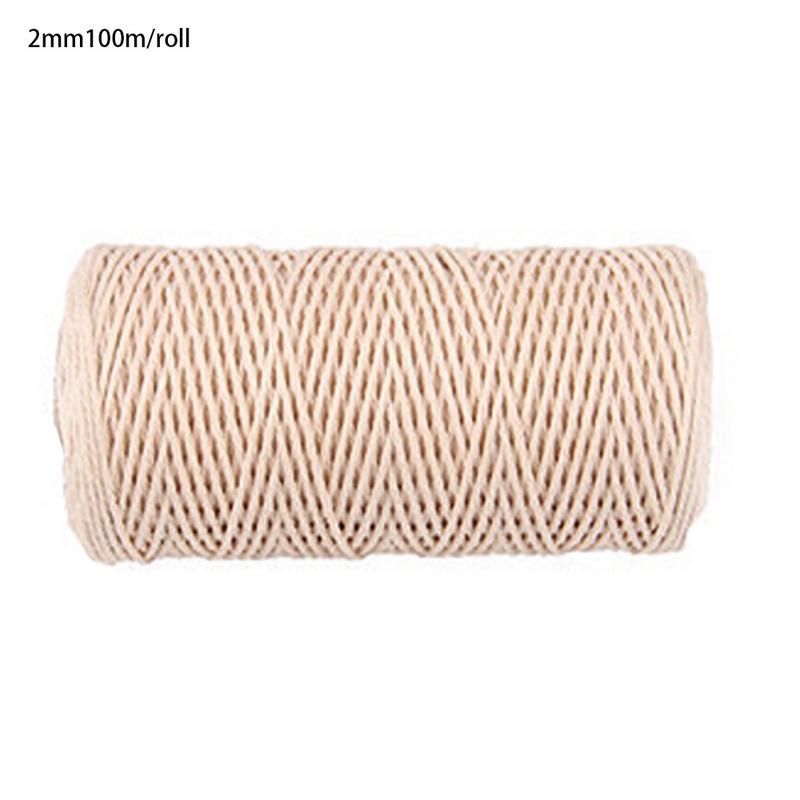 Durable Handcraft Cotton String 1mm 2mm 3mm Festiv... – Grandado