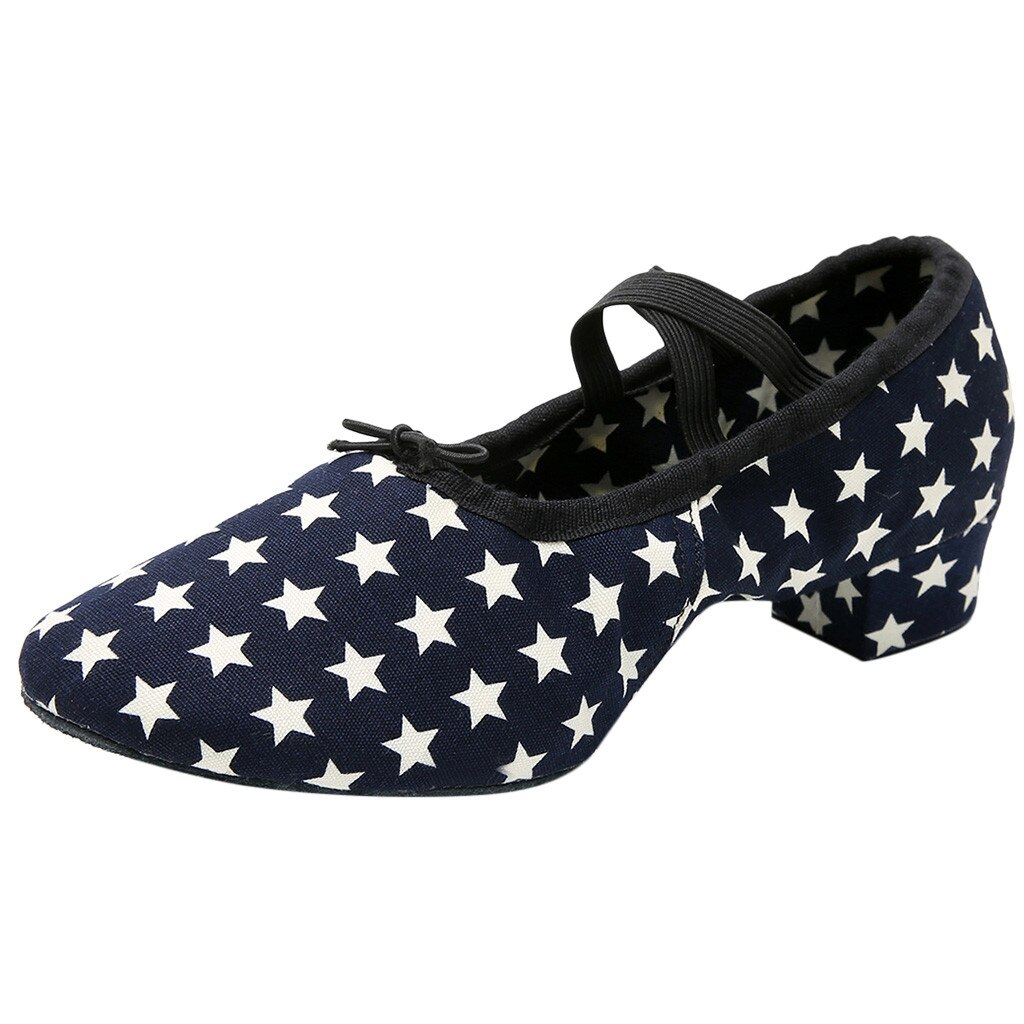 SAGACE Soft Sole Latino Dance Shoes Cross Belt Sli... – Grandado