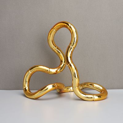 JOYLOVE Modern Silver Abstract Curve Line Sculptur... – Vicedeal