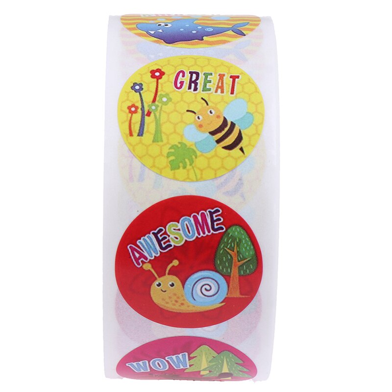 500pcs Reward Stickers Encouragement Sticker Roll ... – Grandado