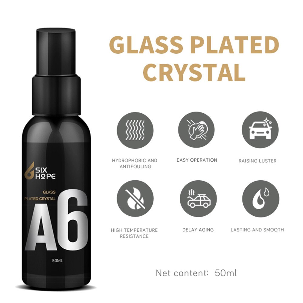 50ML 9H Auto Glass Crystal Coating Rain&Water Repe... – Grandado