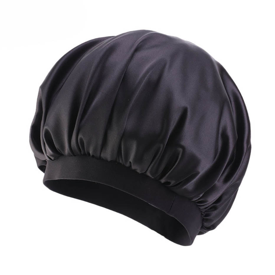 Unisex Adults Satin Nightcap Wide-brimmed Single C... – Grandado