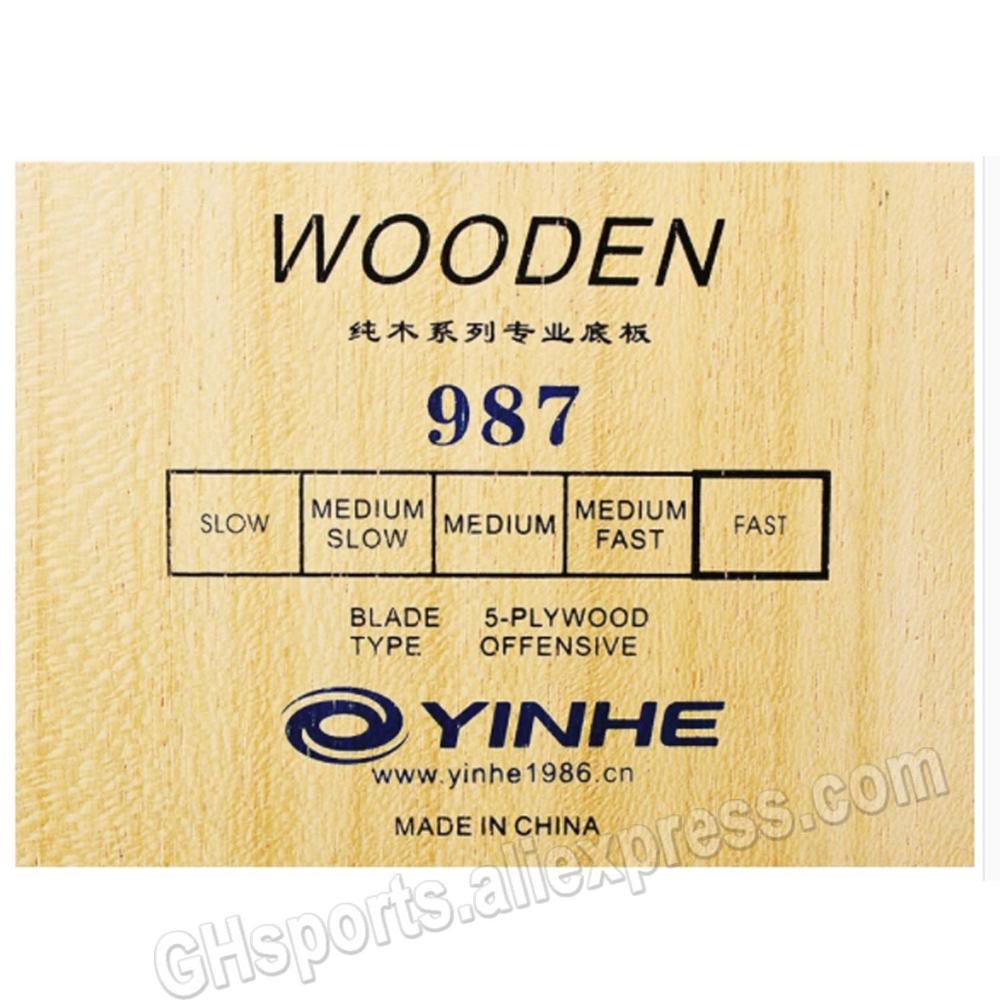 YINHE 987 Table Tennis Blade (Korea Type 5 Ply Woo... – Grandado
