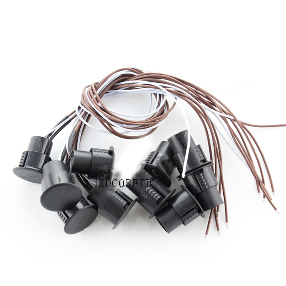 1pair Wired Magnetic Switch Door Open Alarm Concea... – Grandado