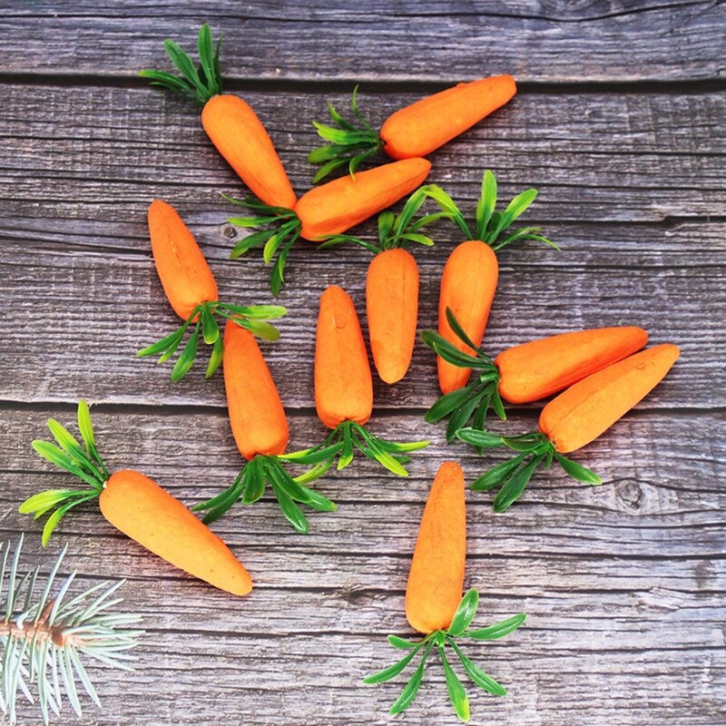D0AD 12pcs Artificial Lifelike Carrots Simulation ... – Vicedeal