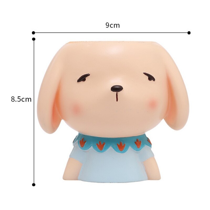 Resin Vase Models Resin Cartoon Succulents Flower ... – Grandado