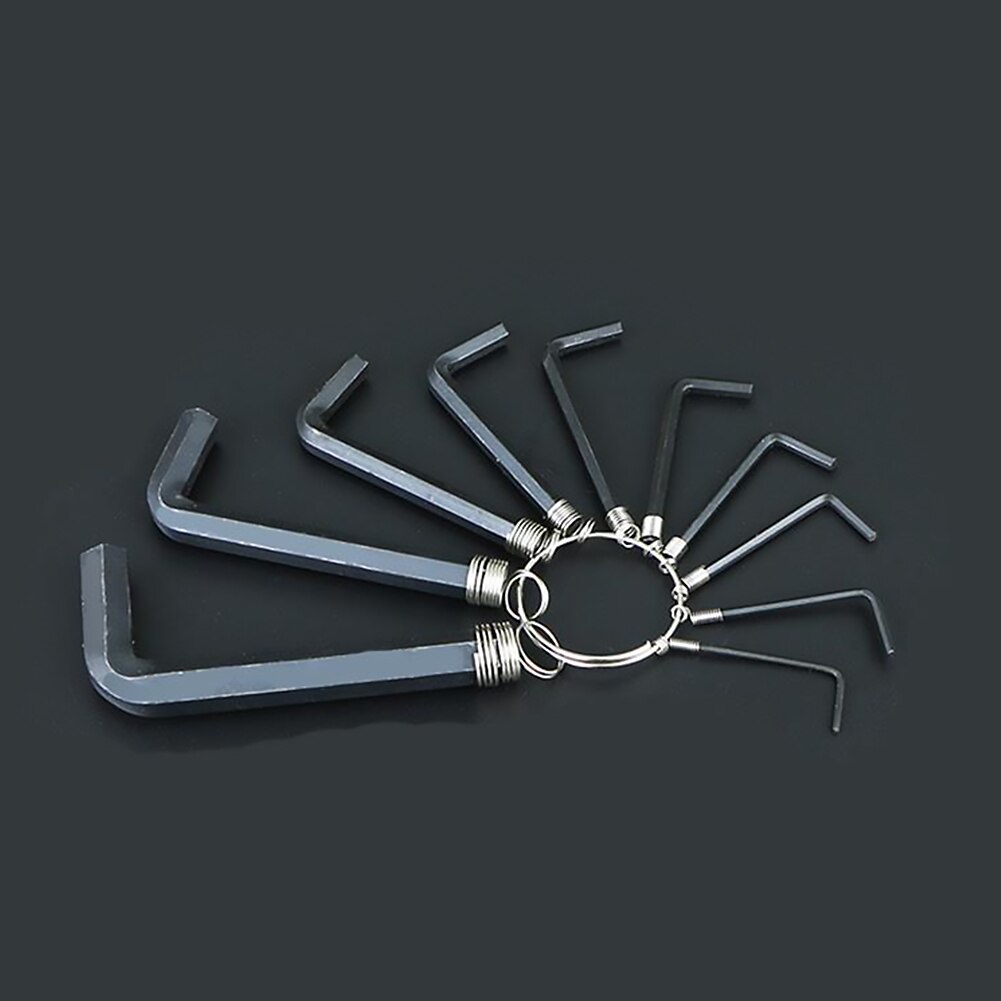 1.5mm-10mm Hex Key Allen Wrench Set 10pcs Key Chai... – Grandado
