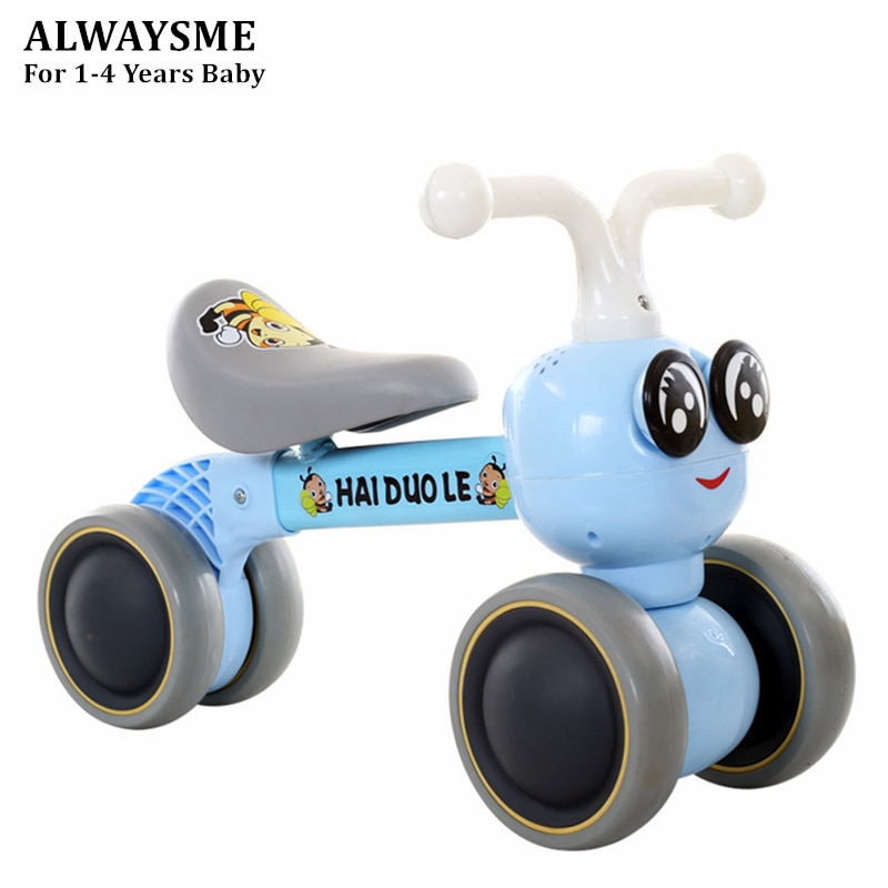 ALWAYSME Baby Walker Balance Bike With 4 Wheels Fo... – Vicedeal