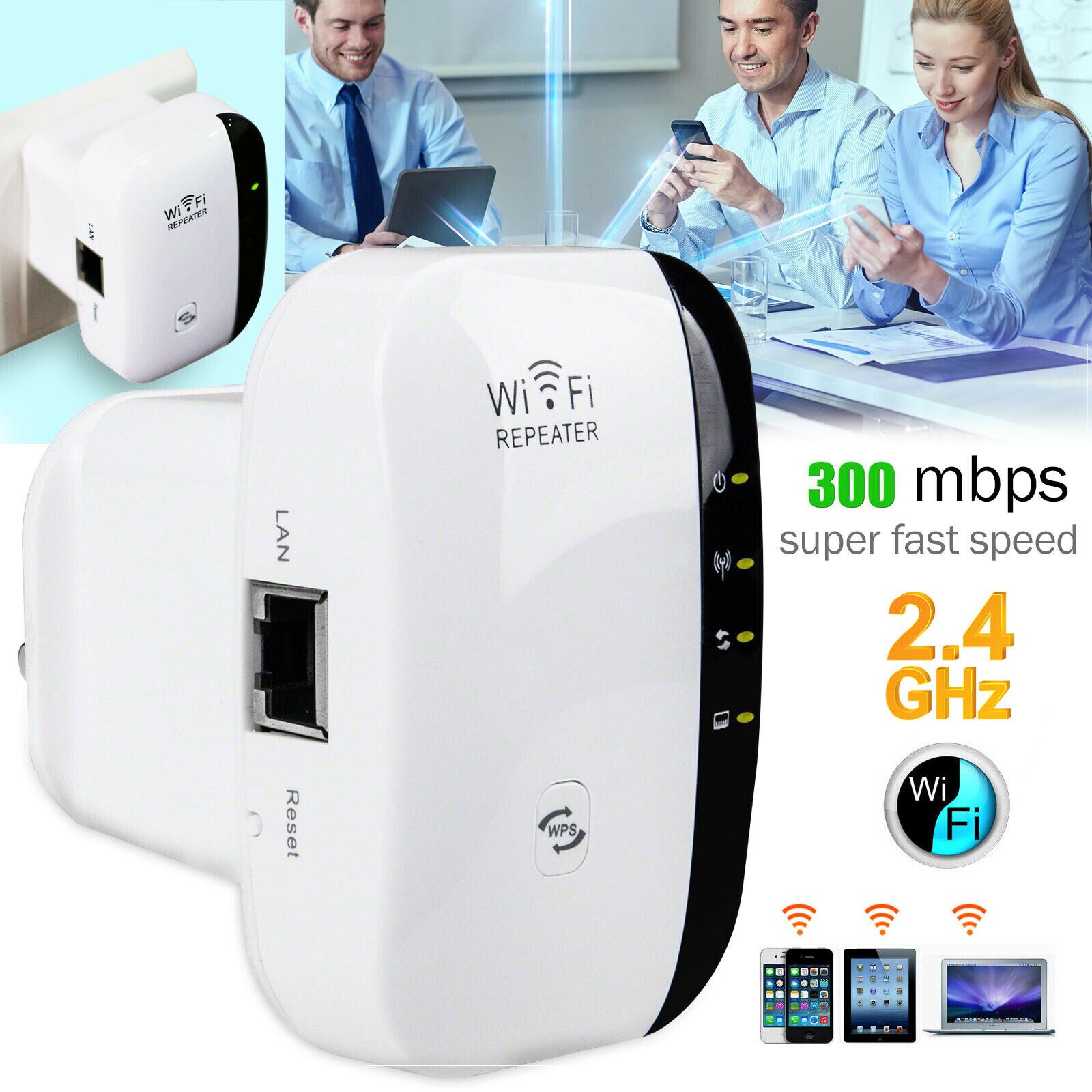 Portable 300Mbps Wifi Repeater Wireless Relay AP E... – Grandado