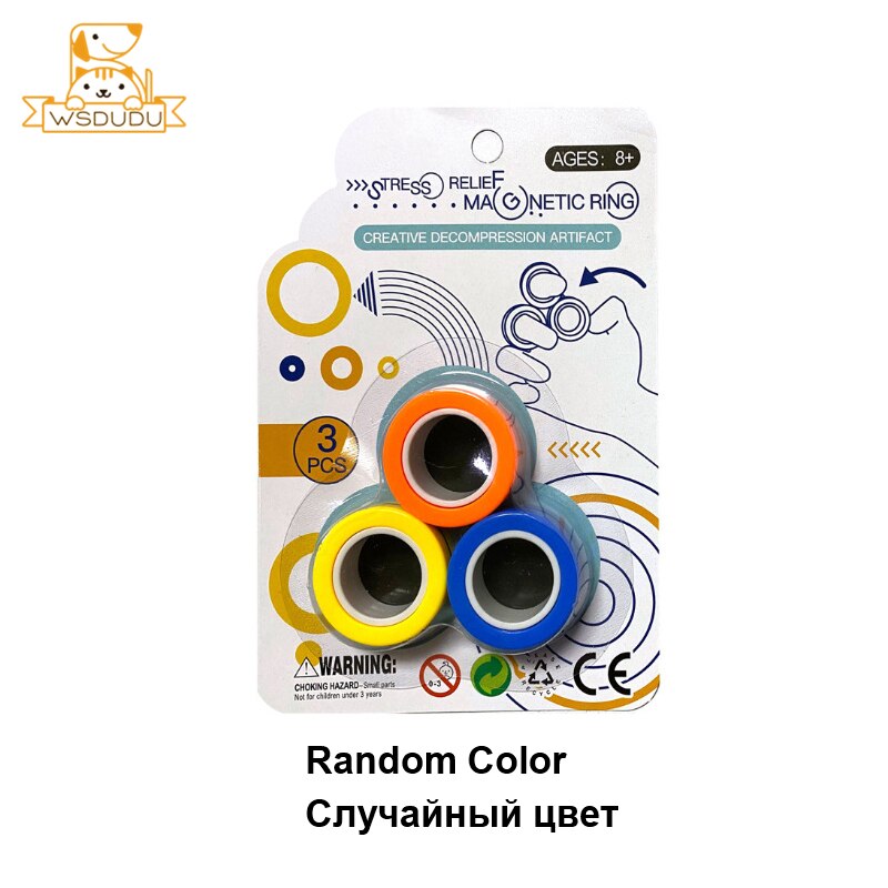 3PCS Magic Magnetic Ring Magnet Classic Tricks Gam... – Grandado