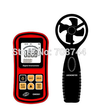 GM8901 Anemometer Wind Speed GaugeTemperature Meet... – Vicedeal