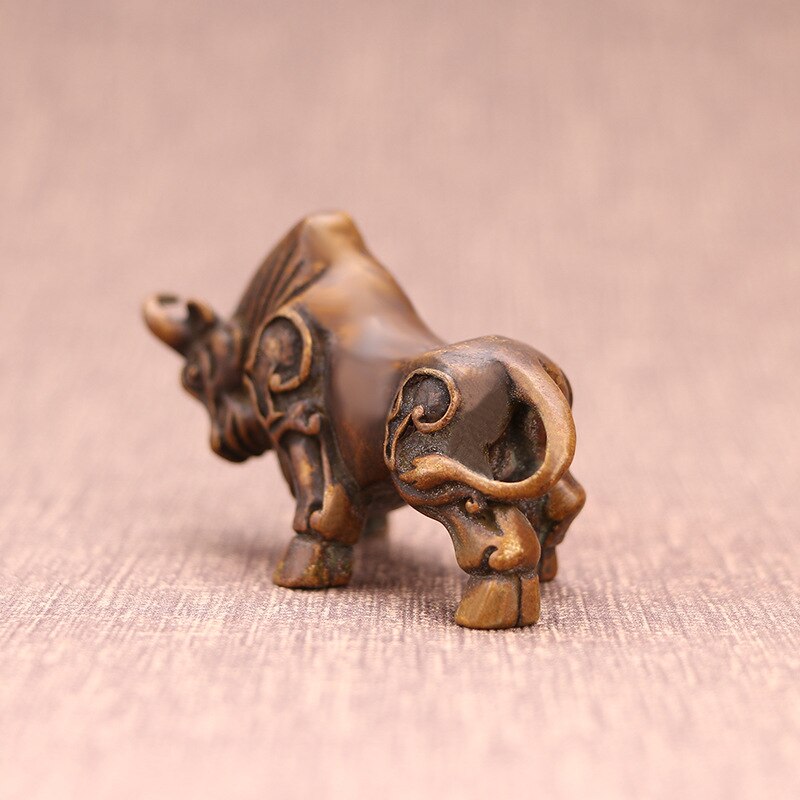 Vintage Copper Bull Statue Wall Street Bull Figure... – Grandado
