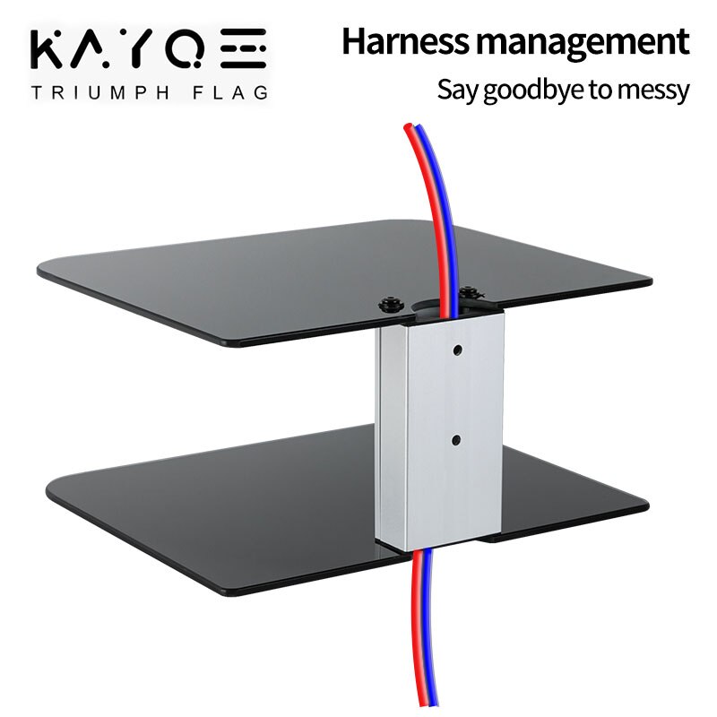 2Tiers AV Shelf Stand for AV Receiver Set-top Boxe... – Grandado