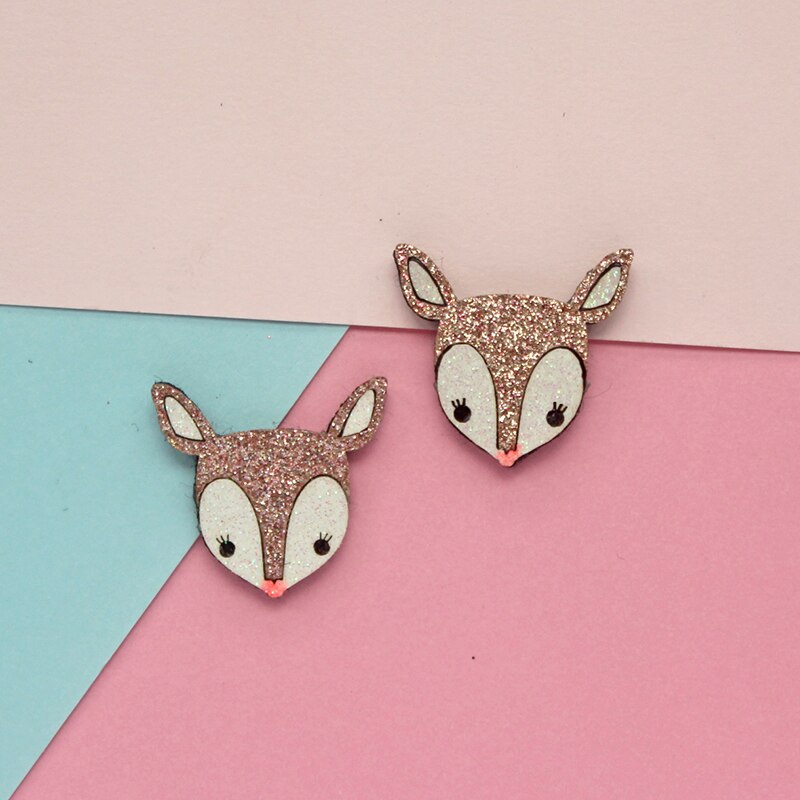10pcs Glitter Deer Applique for DIY Clothes Hat Se... – Grandado