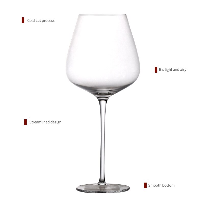 Clear Wine Glasses Hand Blown Italian Style Lead-F... – Grandado