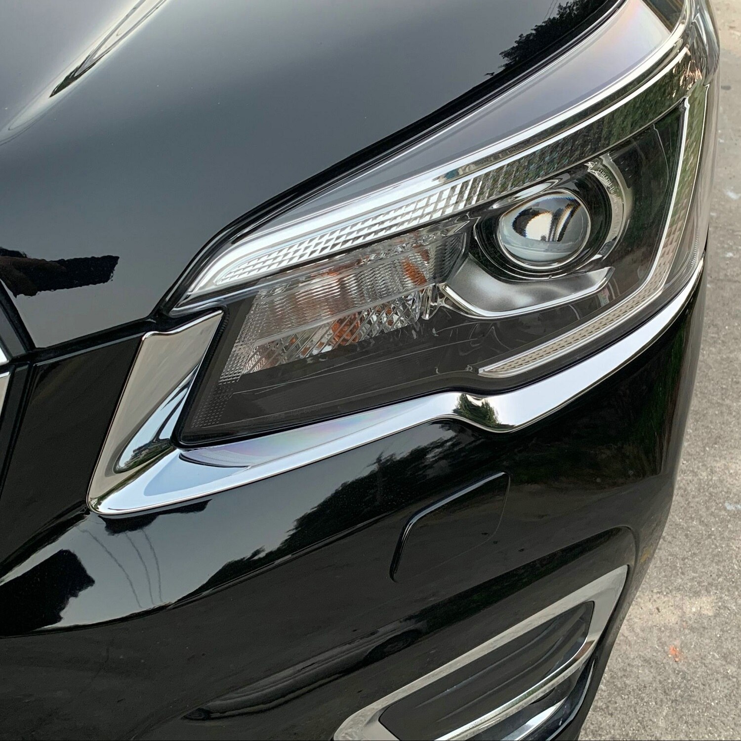 Chrome Head Light Headlight Trims Eyebrow Cover Ac... – Grandado