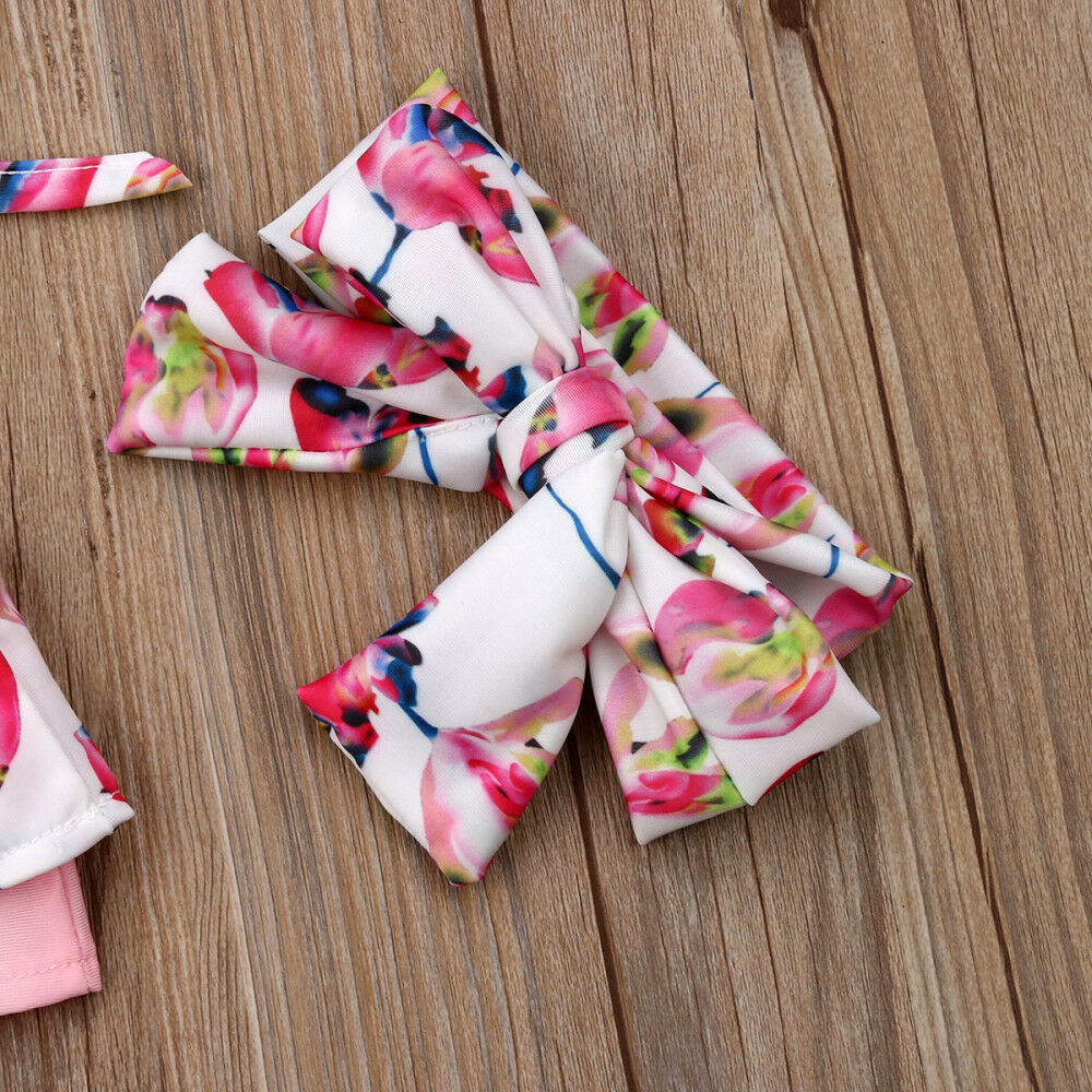 Floral children swimwear for girls Three piece chi... – Grandado