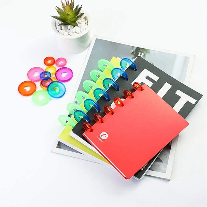 60 Pcs 24Mm Plastic Boek Binding Discs, Discbound ... – Vicedeal