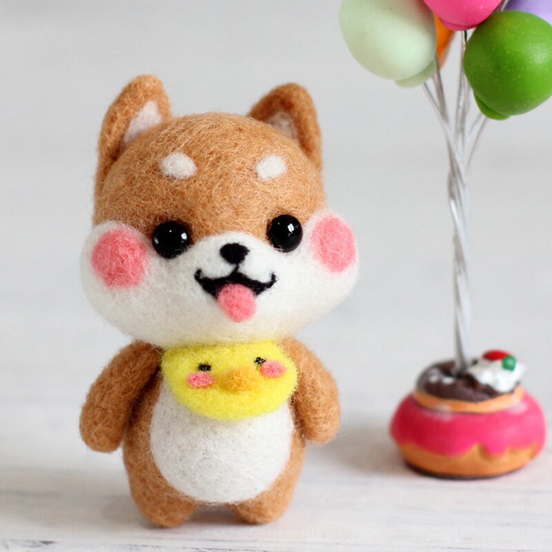 Cute Animal DIY Wool Felt Kit Dog Doll Handmade Wo... – Vicedeal