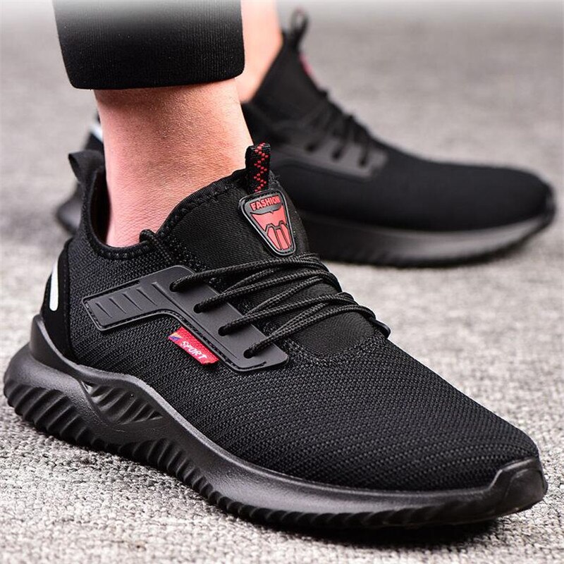 Summer Steel Toe Work Shoes for Men Puncture Proof... – Grandado