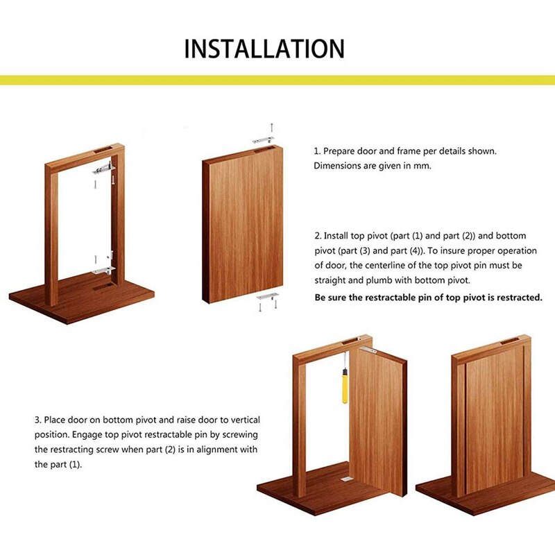 304 Stainless Steel Concealed Hinge Heavy-Duty Hin... – Grandado