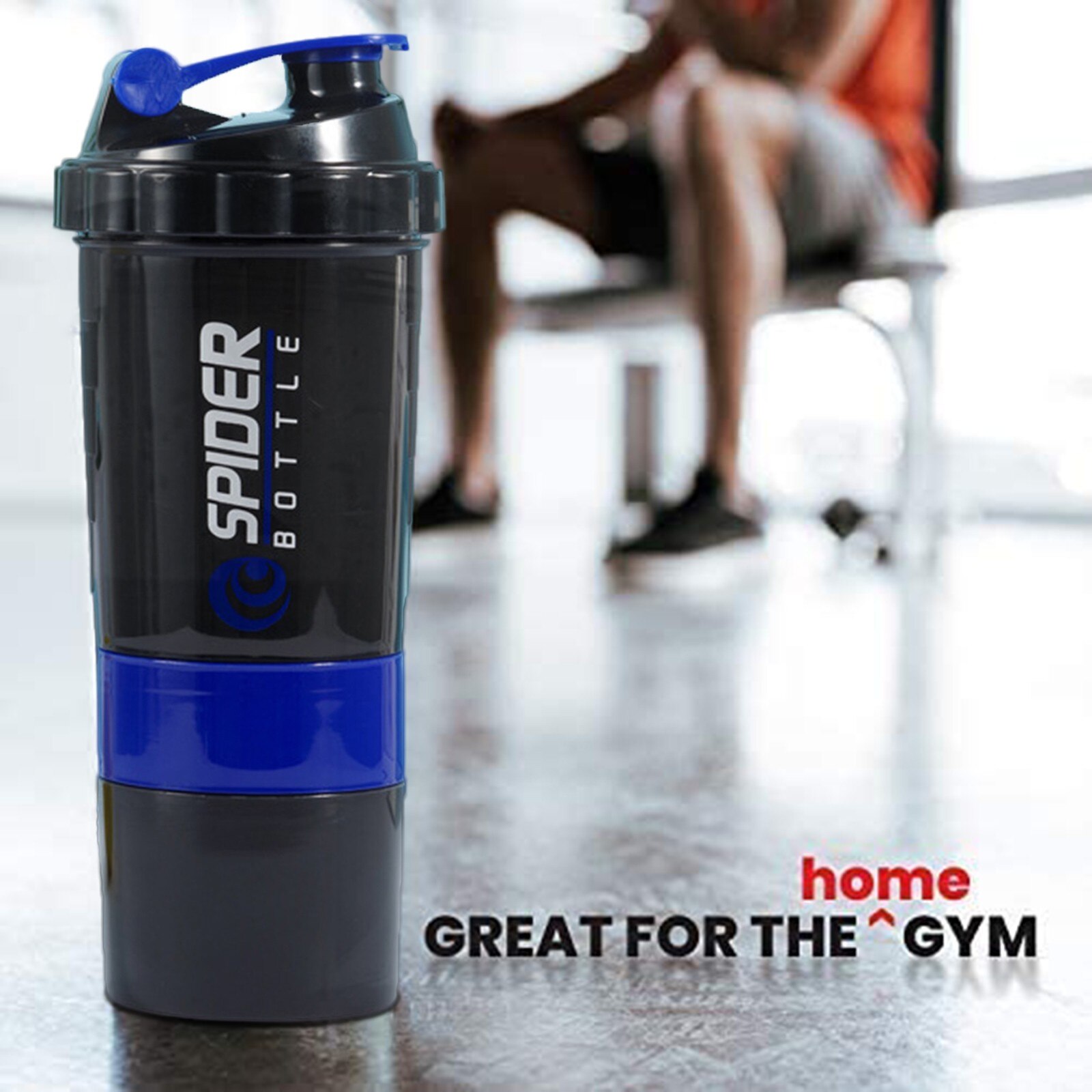 Sports Shaker Bottle Blank Protein Powder Mixing B... – Grandado