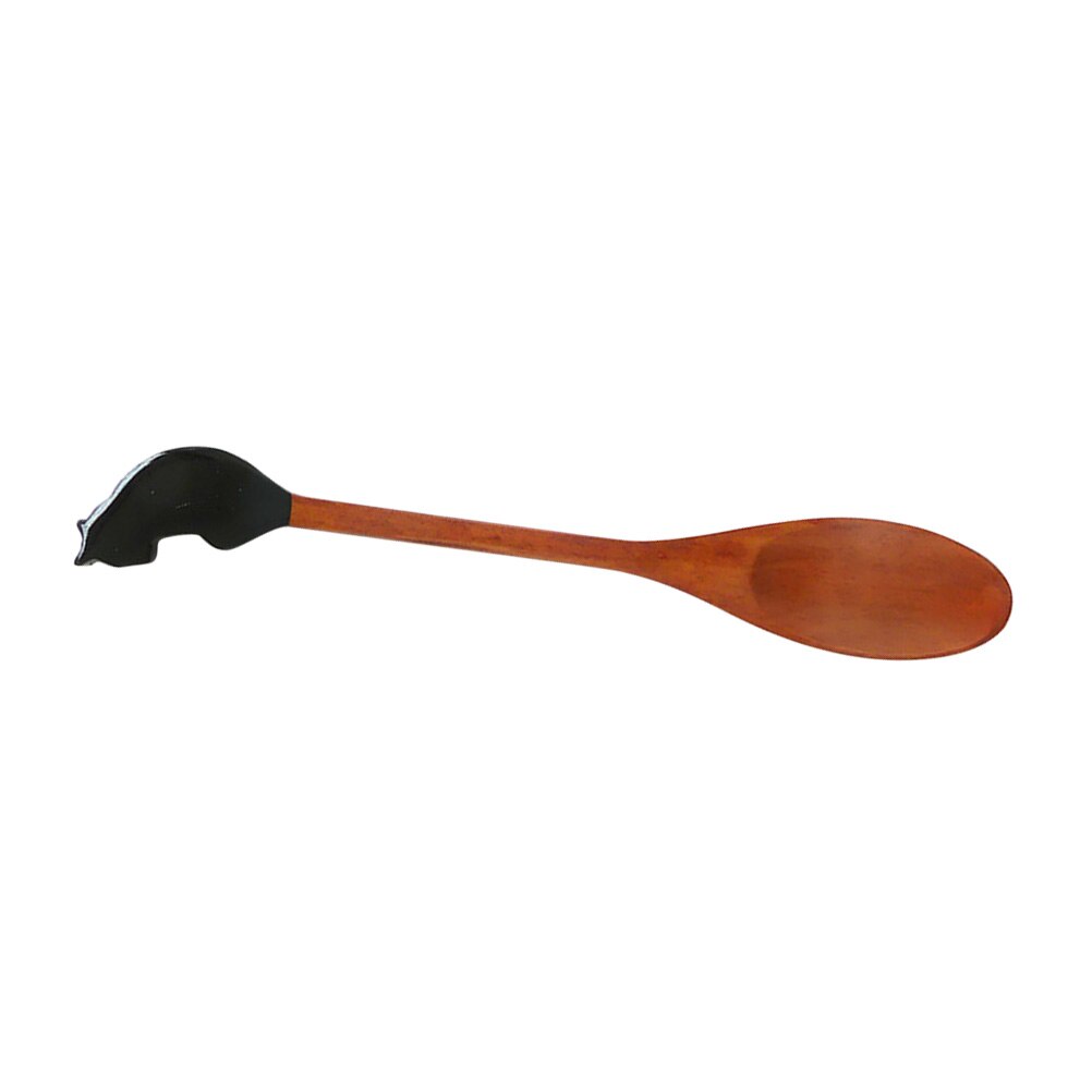 Cat Wood Spoon Long Handle Coffee Tea Drink Cockta... – LovingPrices
