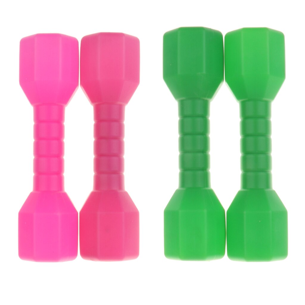 2 Pairs Plastic Lightweight Dumbbell Fitness Exerc... – Vicedeal