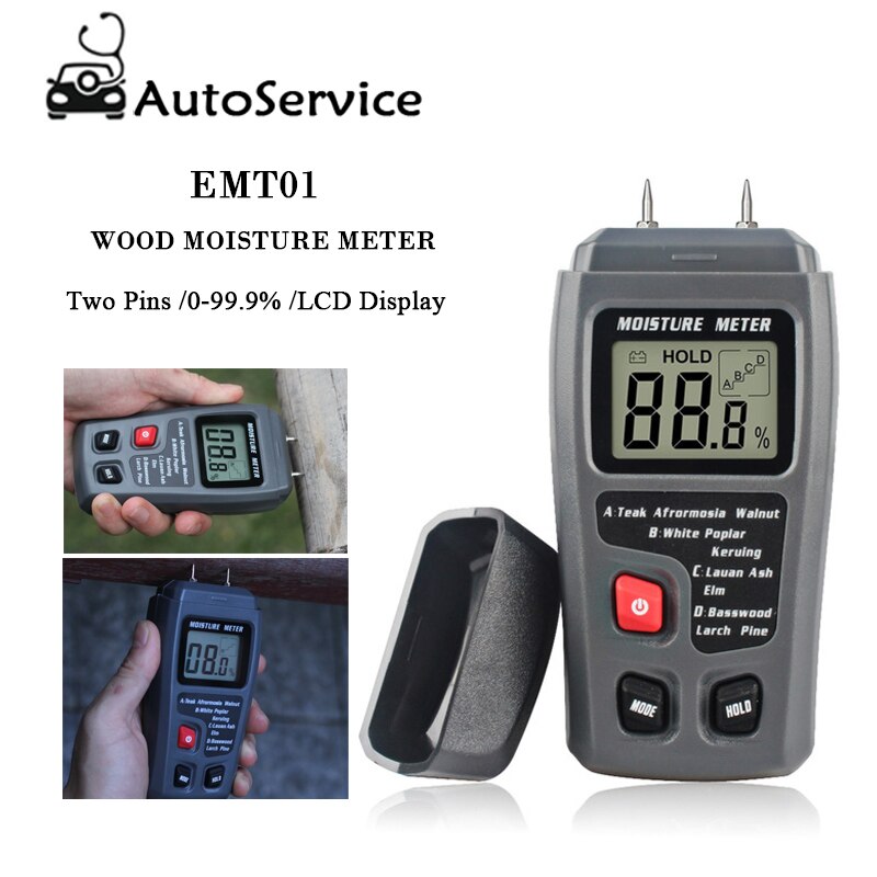 Portable Two Pins Digital Wood Moisture Meter 0-99... – Vicedeal