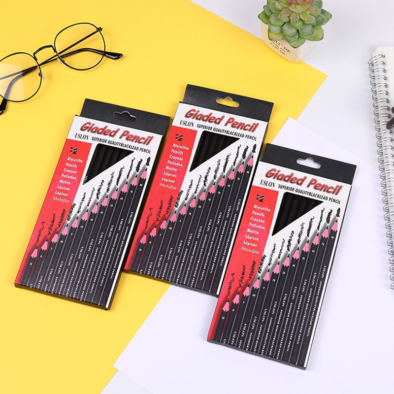 Graphite Pencils 12Pcs/Set Drawing Pencil for Scho... – Grandado