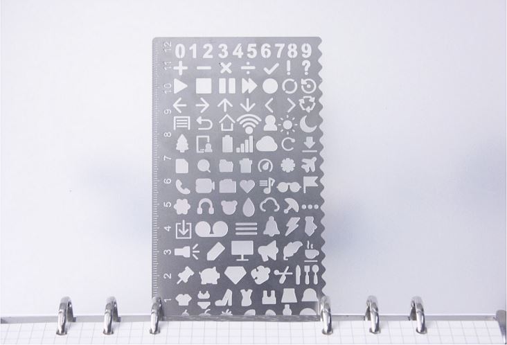 Originality Hollow Out draw Ruler Stainless Steel ... – Grandado