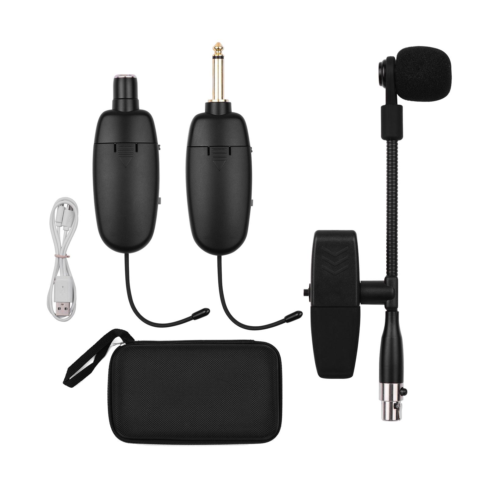 UHF Saxophone Mic Wireless Microphone System Clip ... – Grandado