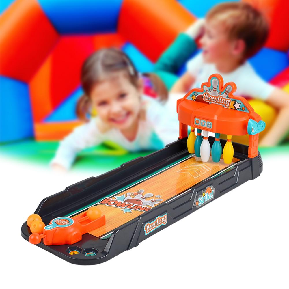 Tabletop Bowling Ball Board Game Mini Table Games ... – Grandado