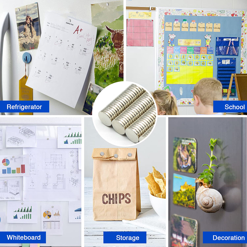 10~1000pcs 6x1mm Strong Round Magnet for Refrigera... – Vicedeal