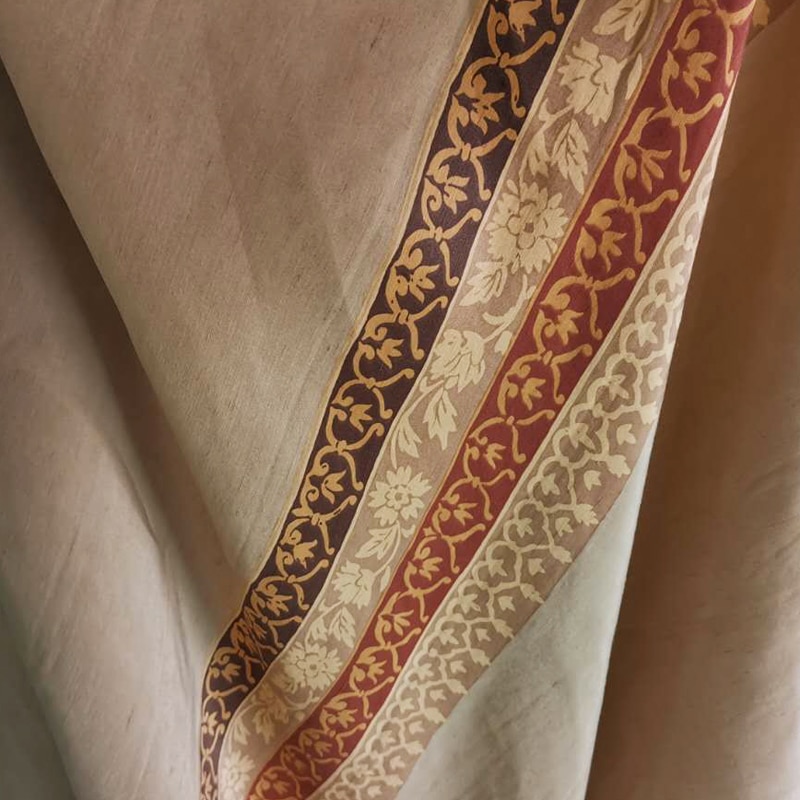 100cm*137cm Heavy Silk Flax Fabric Robe Bedding Cu... – Vicedeal