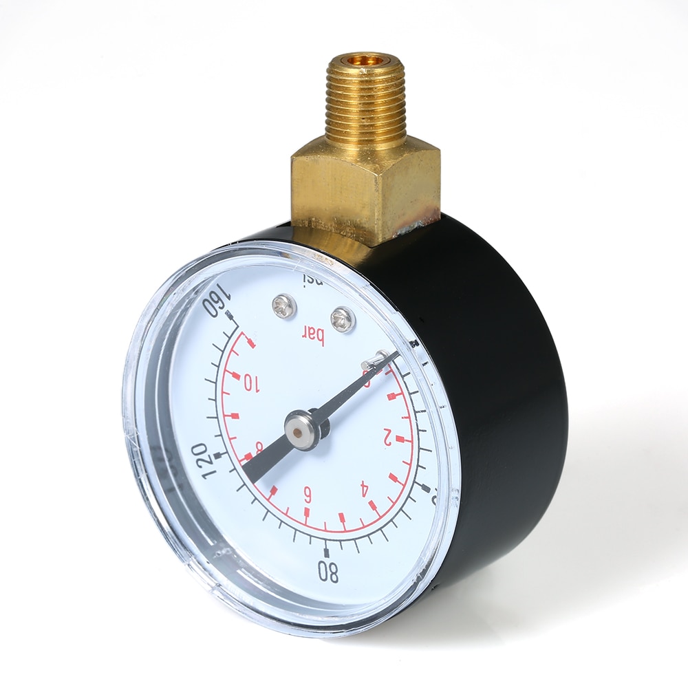 Pressure Gauge Meter 0~160psi0~11bar Manometer Dua... – Grandado