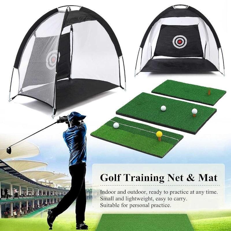 Indoor 1-3M Golf Practice Net Tent Golf Hitting Ca... – Grandado