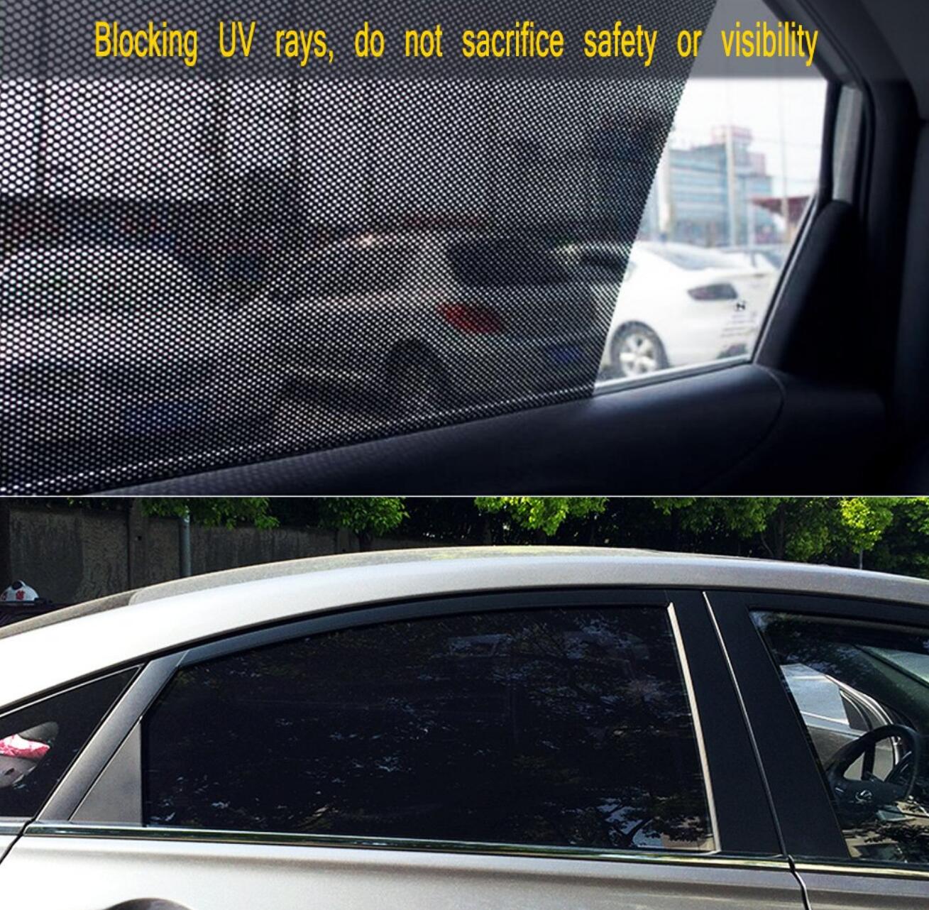 2pcs DIY Auto Zon Shades Film Zon voor Alfa Romeo ... – Grandado