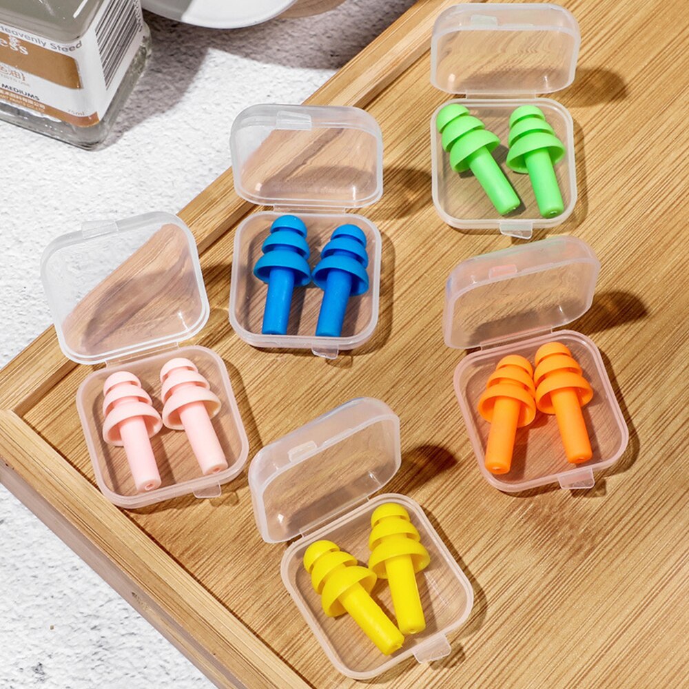 1/5 par de tapones suaves para los oídos reducción... – Grandado