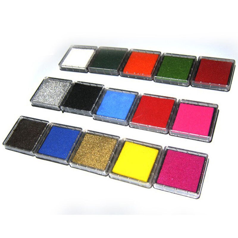 10 Colors Cute Inkpad Craft Oil Based DIY Ink Pads... – Grandado