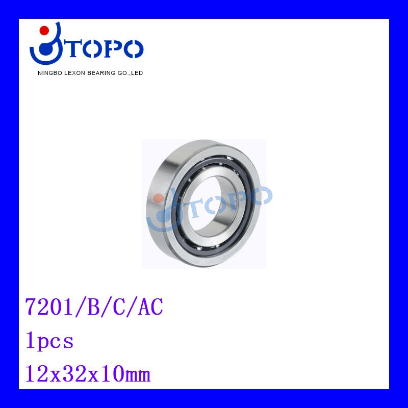 12*32*10 Angular contact ball bearing7201 B/C/AC – Grandado