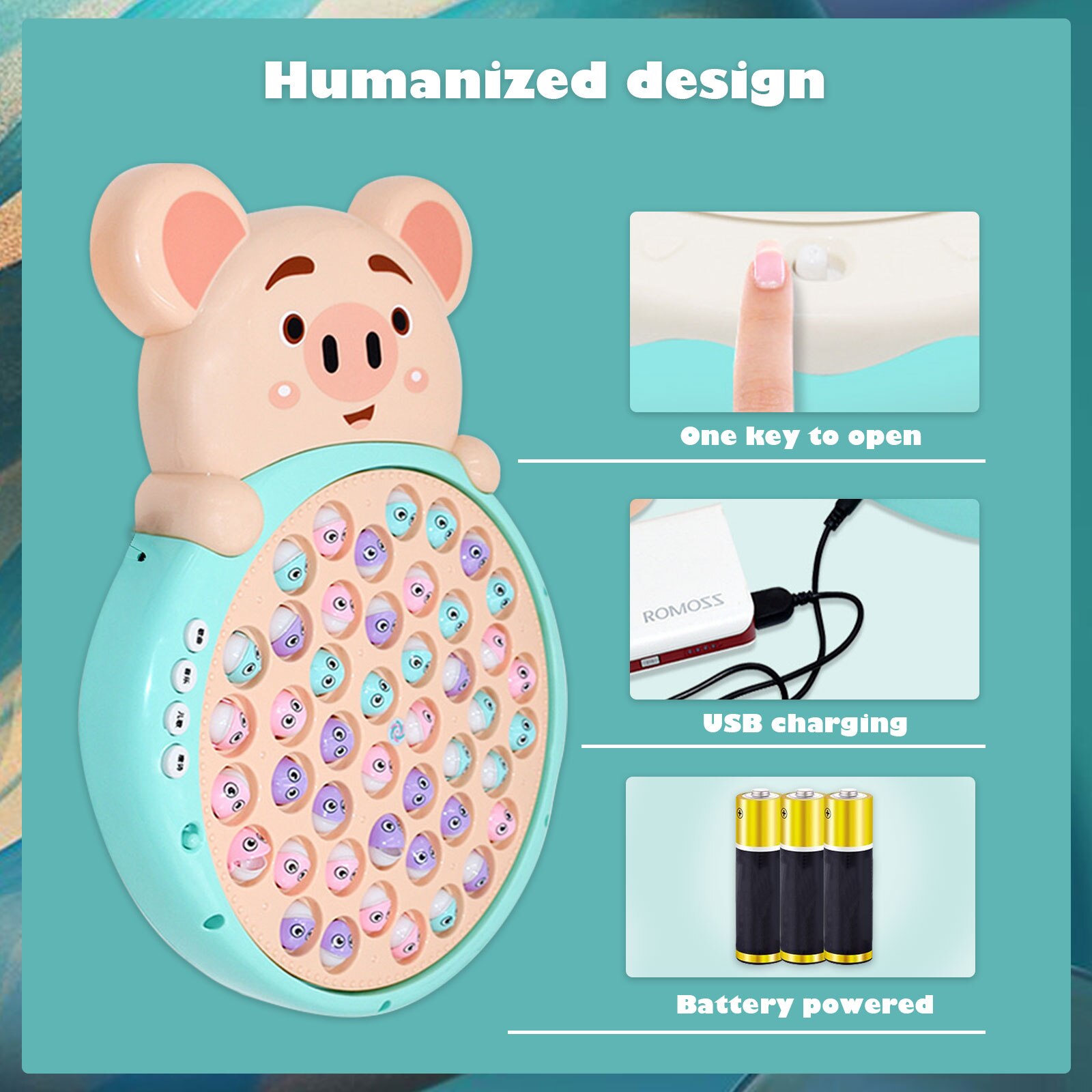 Magnet Electronic Rotating Fishing Game Interactiv... – Grandado