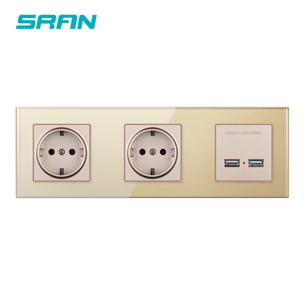 Sran Eu 3 Frame Stopcontact, 16A Plug Geaard Stopc... – Vicedeal