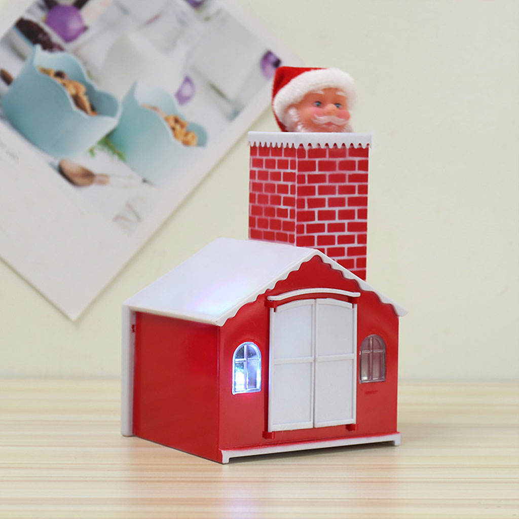 Christmas Electric Santa Claus Climbing Chimney Do... – Grandado