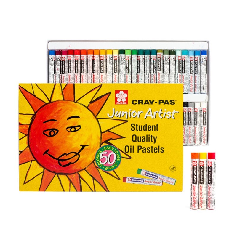 1 Set Sakura CRAY-PAS Oil Pastels Non-toxic Safe W... – Grandado
