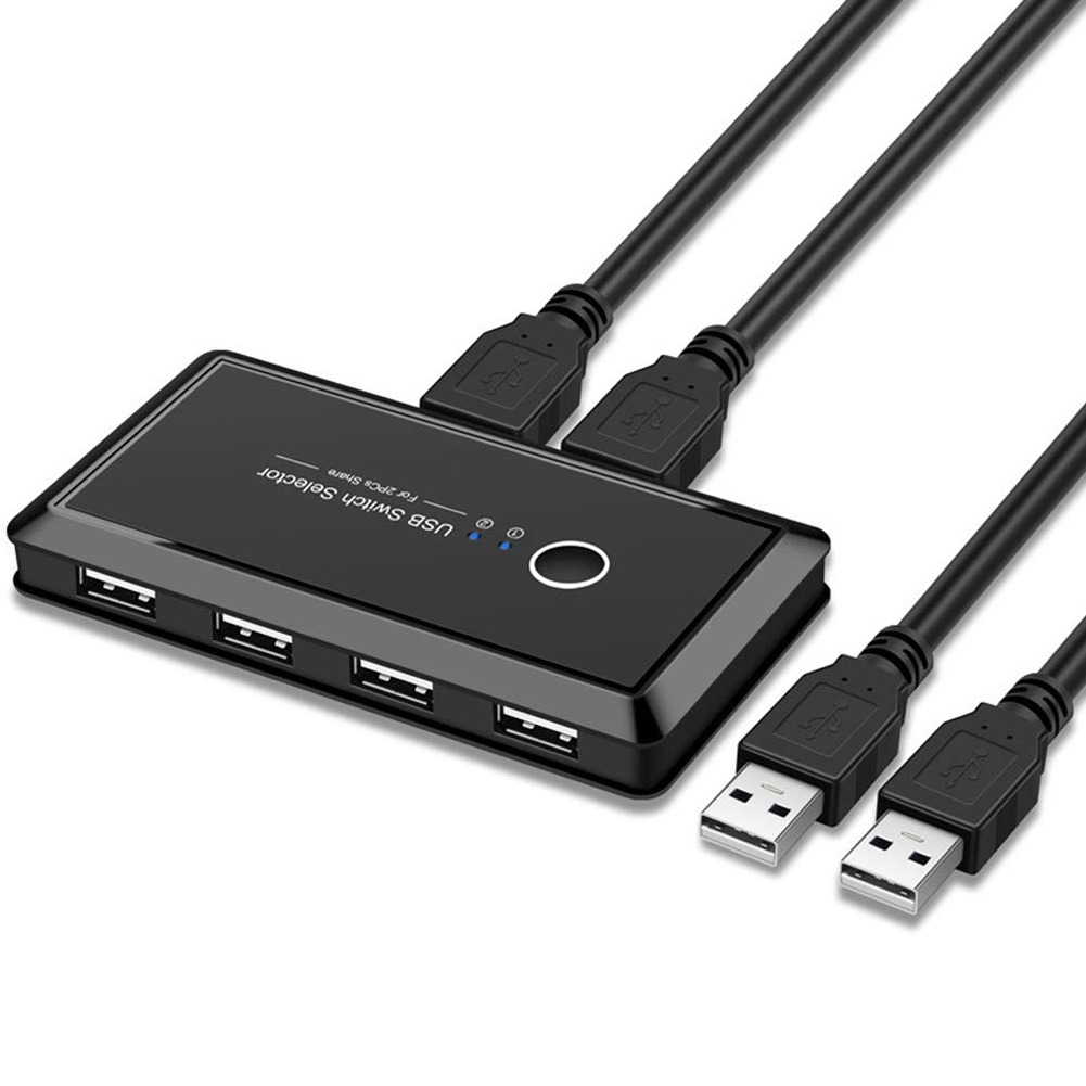 Usb Switch Selector, Usb 2.0 Kvm Switch Voor 2 Com... – Grandado