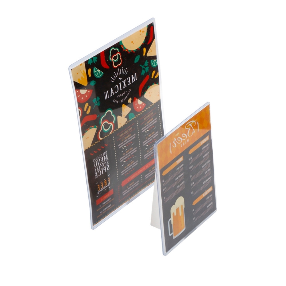 A6 148x105mm Cardboard Easel Pvc Clear Poster Slee... – Grandado